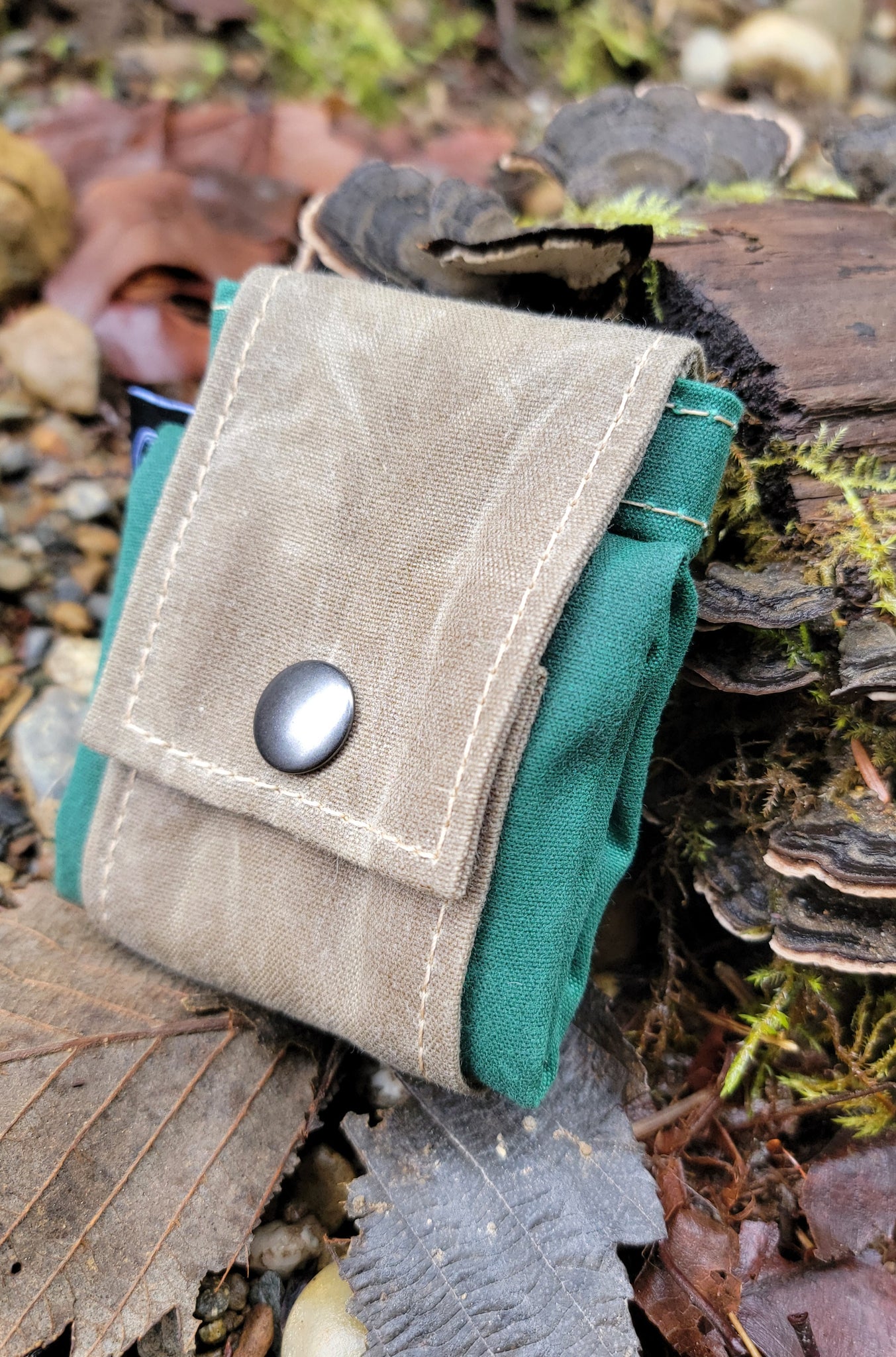 Rugged Waxed Canvas Foraging Bag, Hip Pouch by PNWBUSHCRAFT