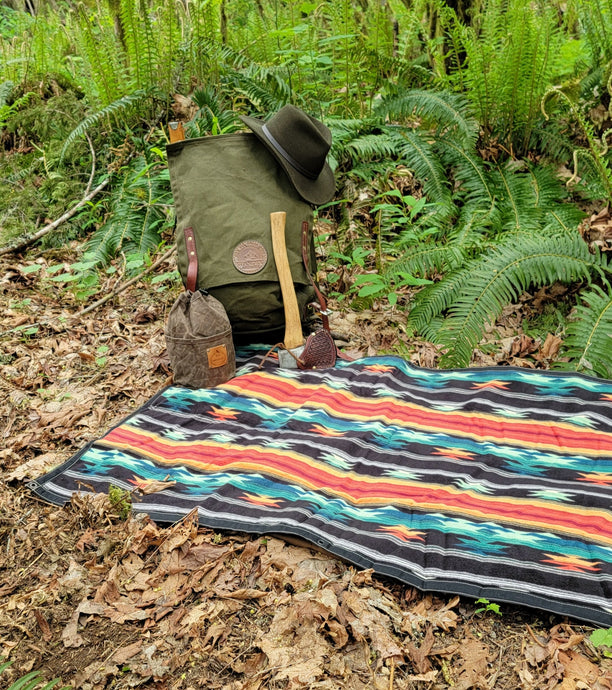 Stunning Fleece Lined Waxed Canvas Groundcloth with Bag
