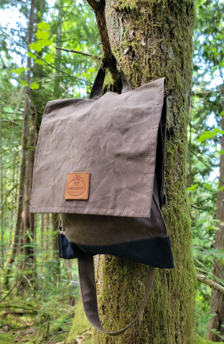 Waxed Canvas and Pendleton Wool Haversack for Your next Adventures